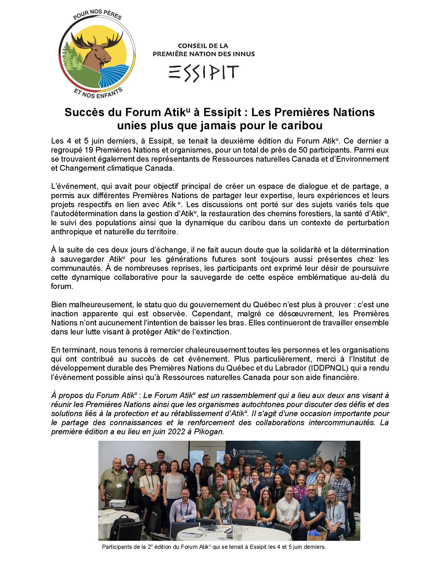 Conseil de la Première Nation des Innus Essipit